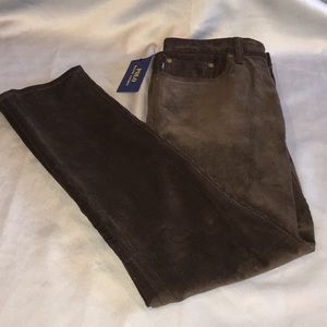 Polo Ralph Lauren | Pants | Nwt Ralph Lauren Stretch Slim Brown Corduroy Pants | Poshmark